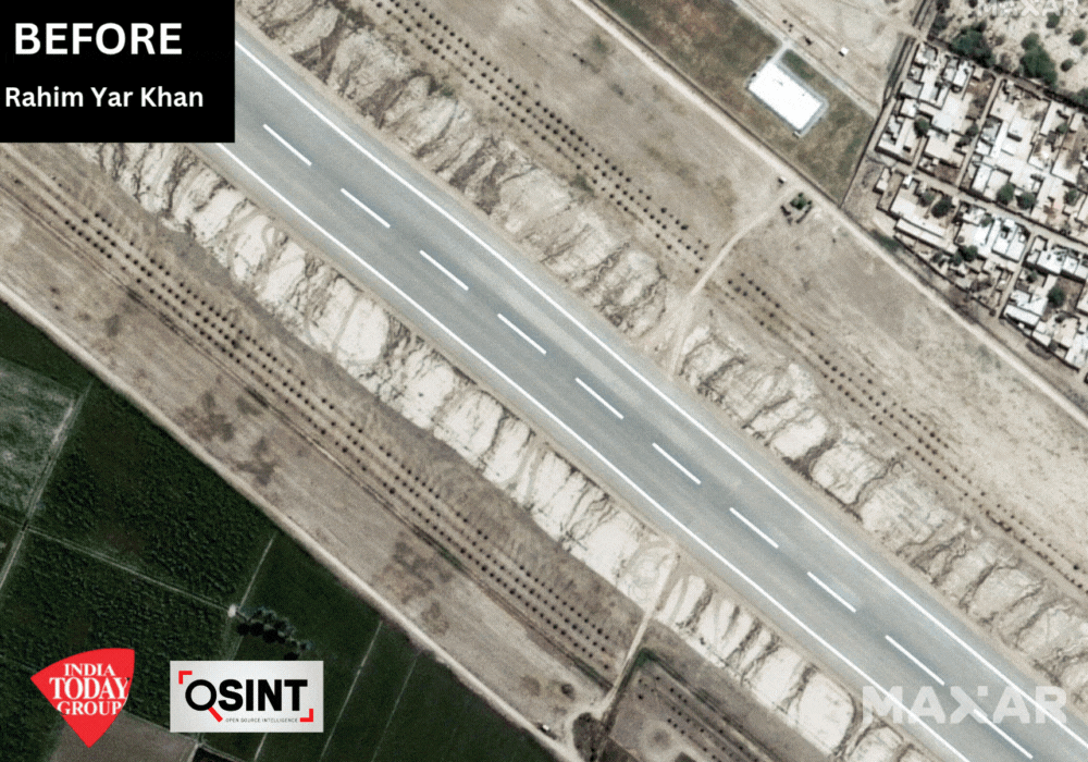 Operation Sindoor: Satellite images reveal damage to Pakistan air bases - India Today